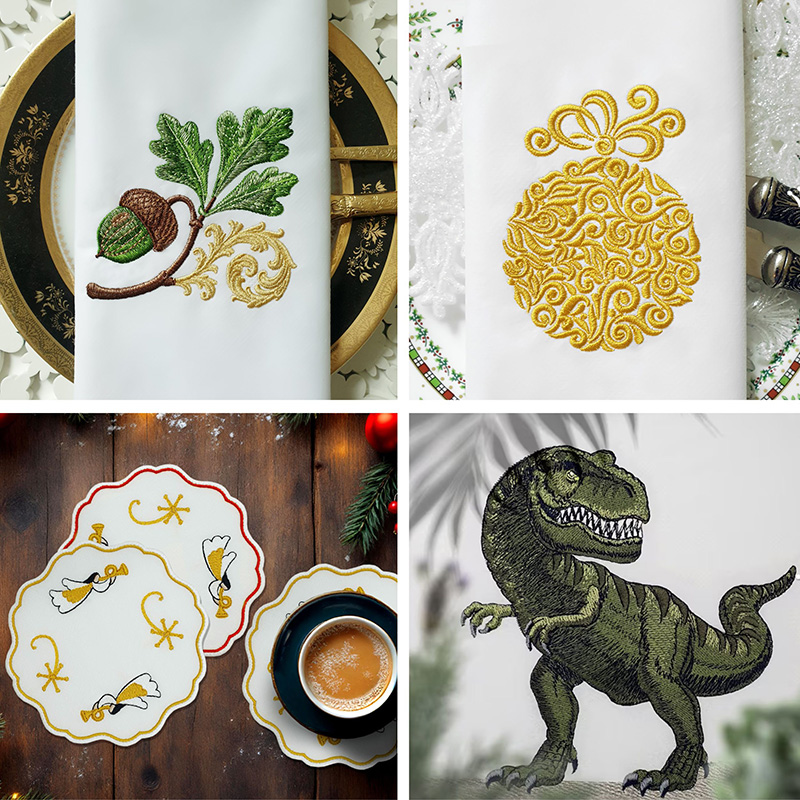 Machine Embroidery Design Bundles and Sets for Matching Projects, Gifts ...