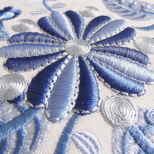 Unusual Flowers unique machine embroidery designs | Royal Present ...