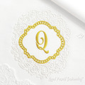 Two color frame for monogram machine embroidery design - 4 sizes ...