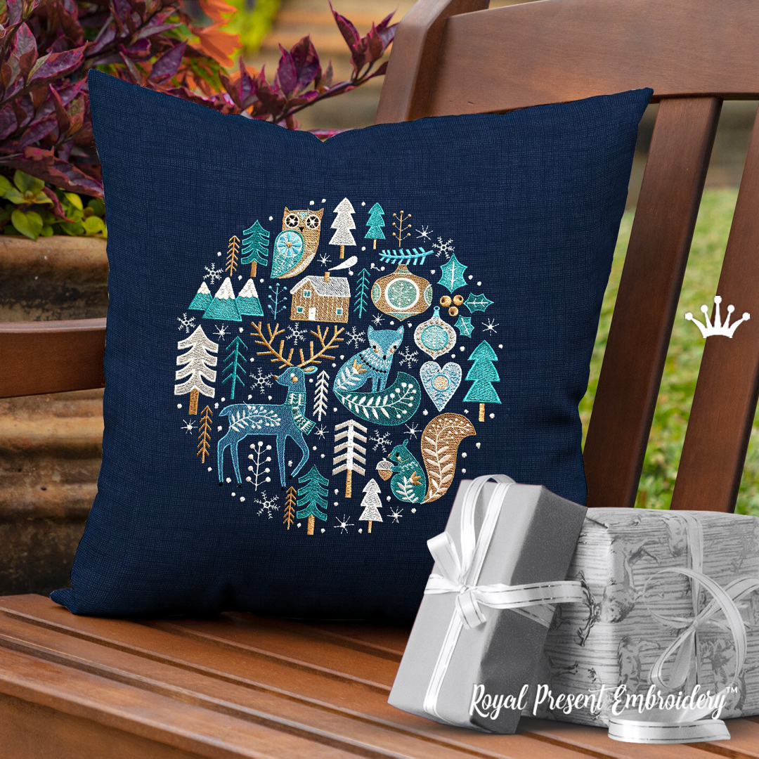 Scandinavian Hygge Machine embroidery design for Mega hoop - 5 sizes ...