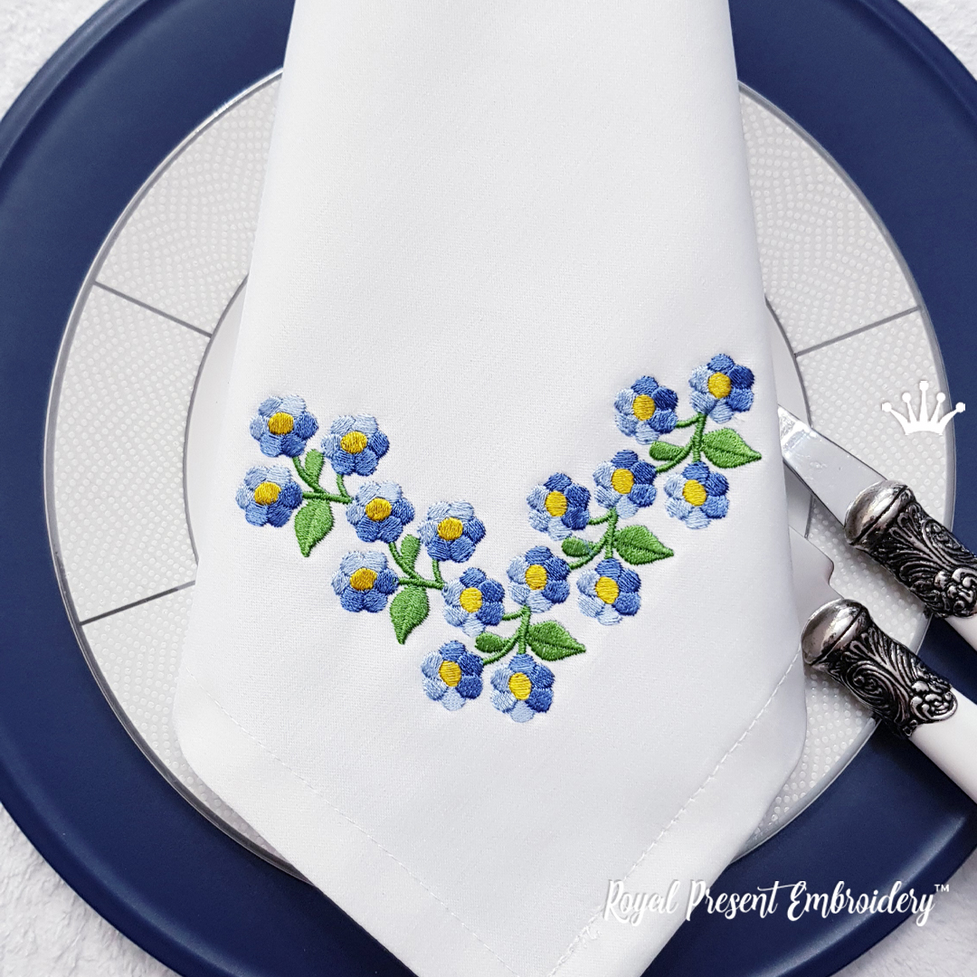 Flowers machine embroidery designs set | Royal Present Embroidery