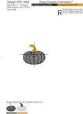 Free Pumpkins Machine Embroidery Designs - 5 sizes | Royal Present ...