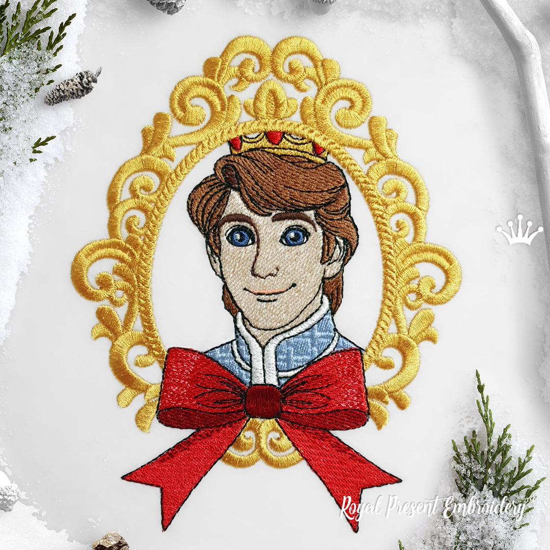 Prince Whooping-Cough machine embroidery design | Royal Present Embroidery