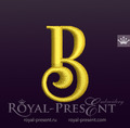 Capital Letter B Machine Embroidery design V3 | Royal Present Embroidery