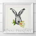 Spring Rabbit Embroidery Design | Royal Present Embroidery