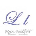 Machine embroidery design The letter L | Royal Present Embroidery